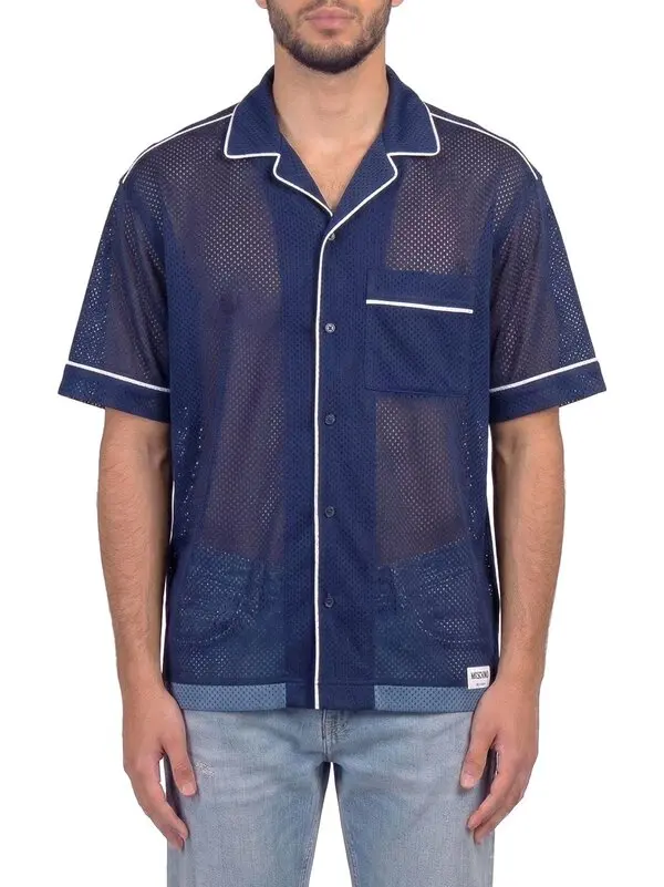 Moschino Mesh Shirt - Blue