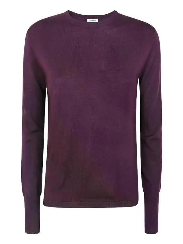 Aspesi Long-sleeve Crew Neck Pullover - Red