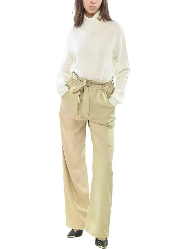 Isabel Marant Étoile Priana Belted Paperbag Waist Trousers - Neutrals
