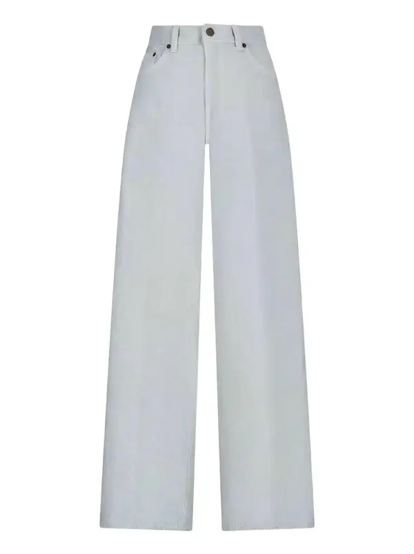 HAIKURE Bethany Twill Trousers - Blue