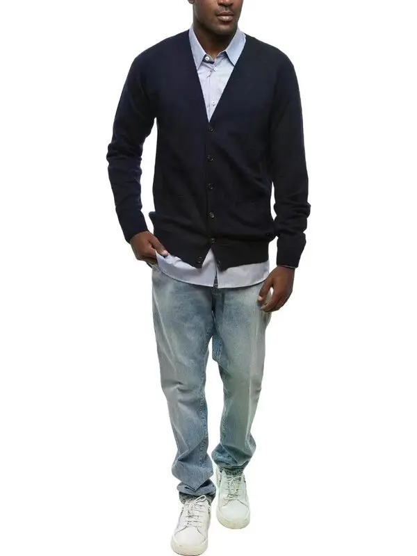 Dsquared2 Patch-pocket V-neck Cardigan - Blue