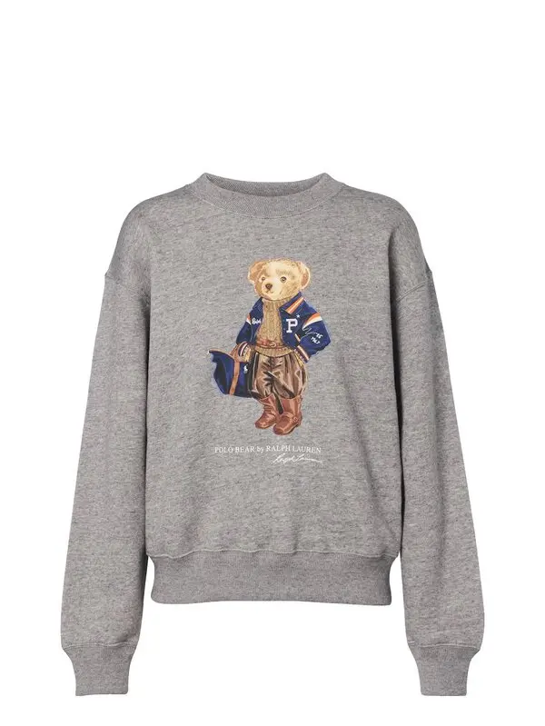 Polo Ralph Lauren Polo Bear Cotton-blend Sweatshirt - Grey
