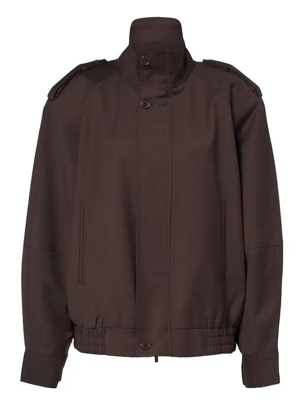 THE FRANKIE SHOP Kelly Blouson Jacket - Brown
