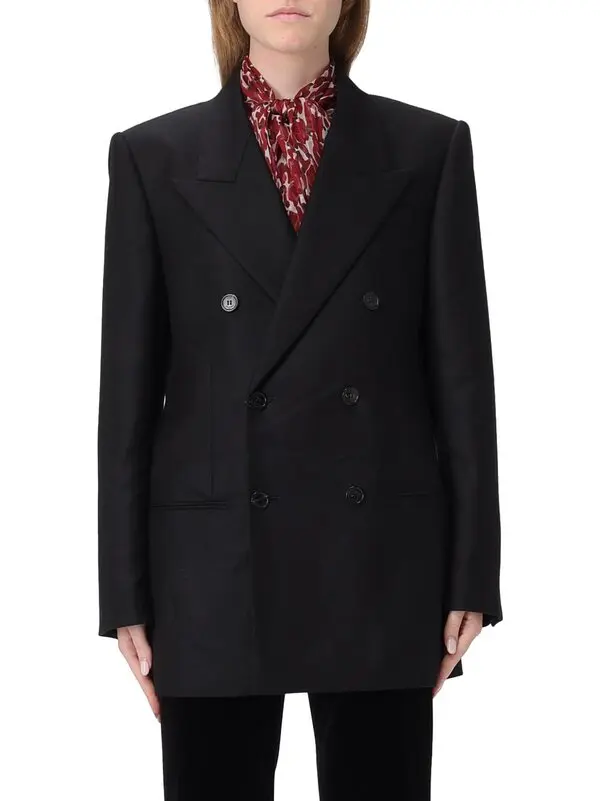 Saint Laurent Double-breasted Blazer - Black