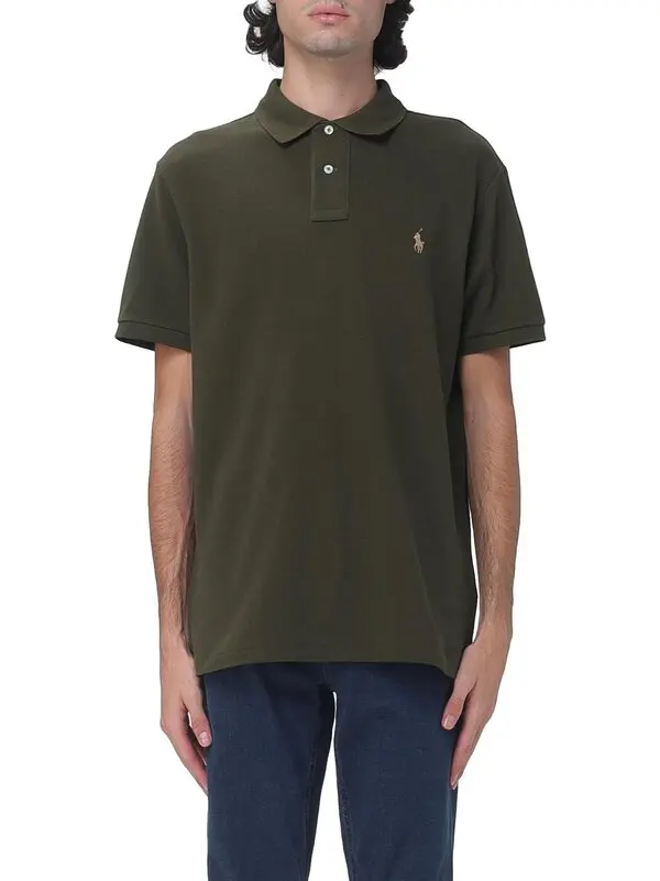Polo Ralph Lauren Classic Cotton Short Sleeve Jumper - Olive