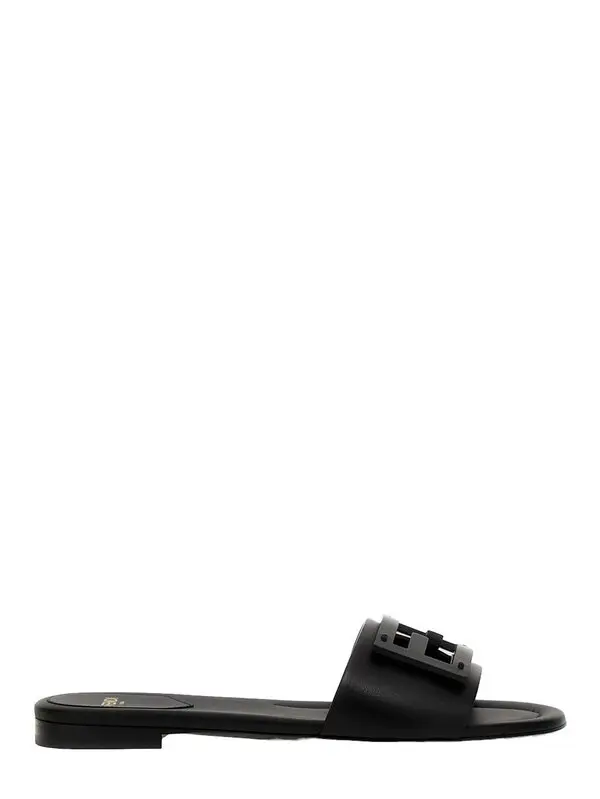 Fendi Heeled Sandals - Black