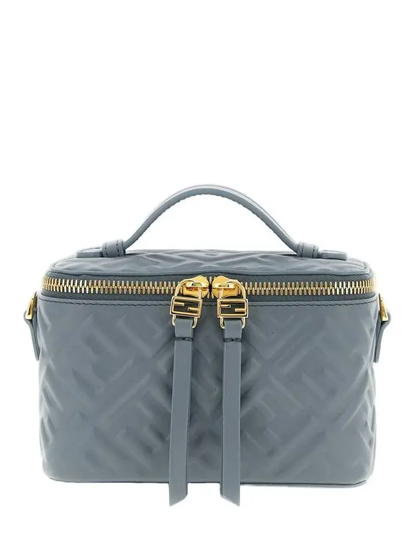 Fendi Quilted Vanity Case - Blue