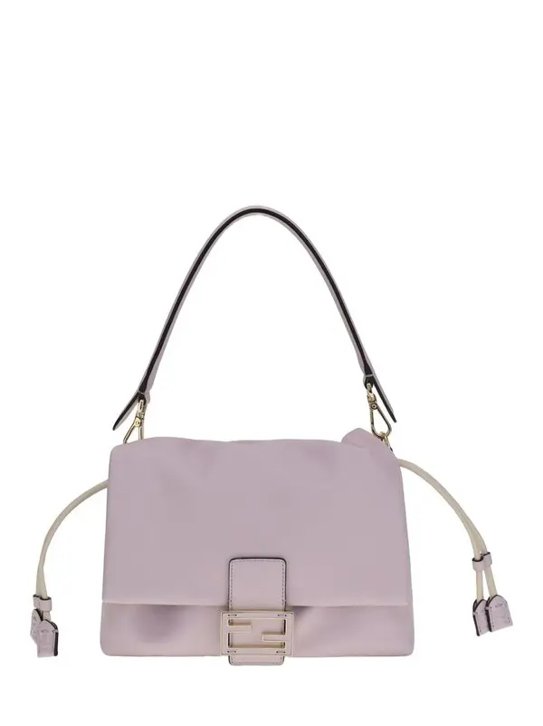 Fendi Shoulder Bag With Gold Tone Clasp - Green