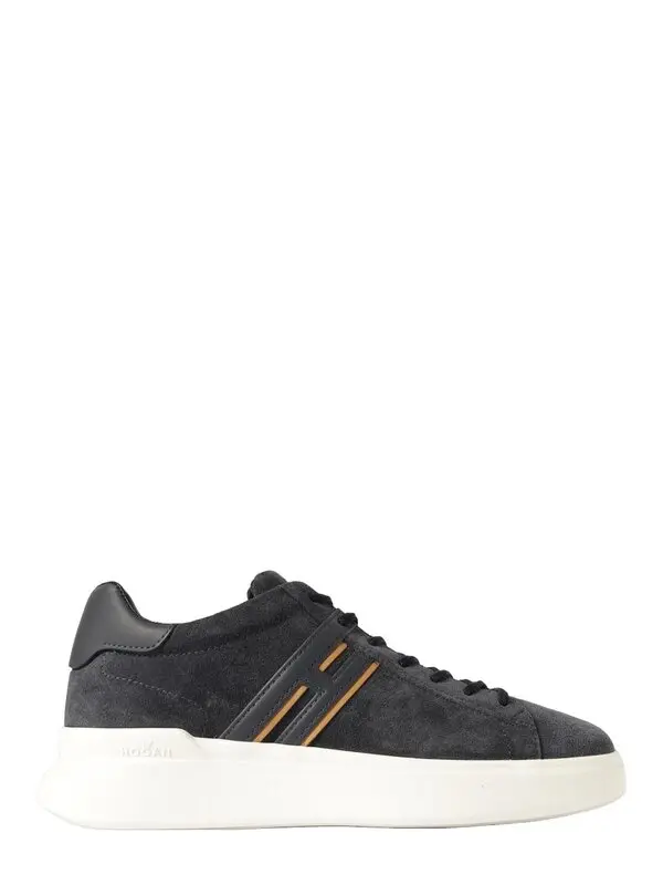 Hogan H580 Suede Sneakers - Black