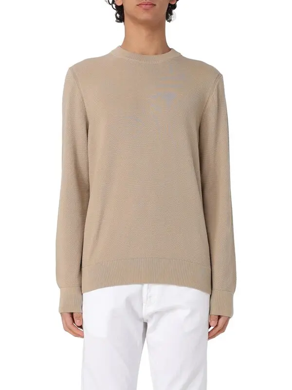 BOSS Textured Pullover - Beige