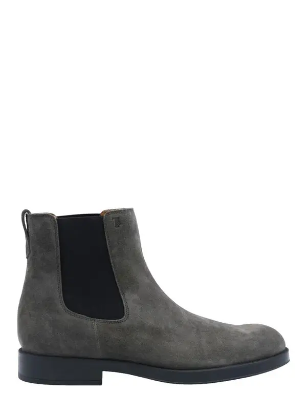 TOD'S Suede Chelsea Boots - Burnt