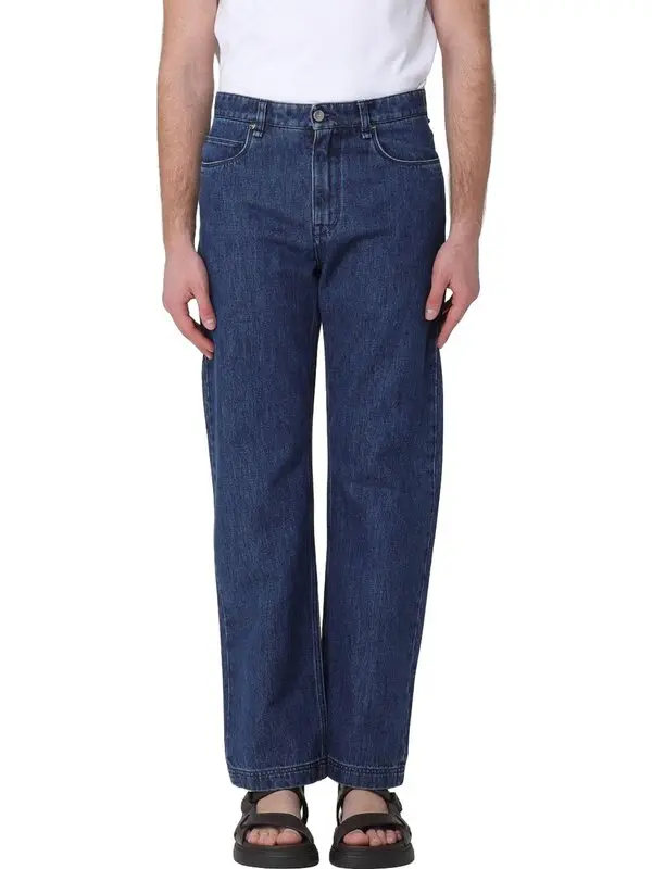 Fendi Straight Leg Denim Jeans - Blue
