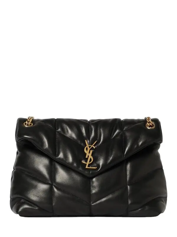 Saint Laurent Puffer Shoulder Bag - Black