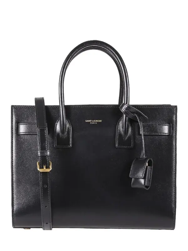 Saint Laurent Sac De Jour Smooth Calfskin Bag - Black