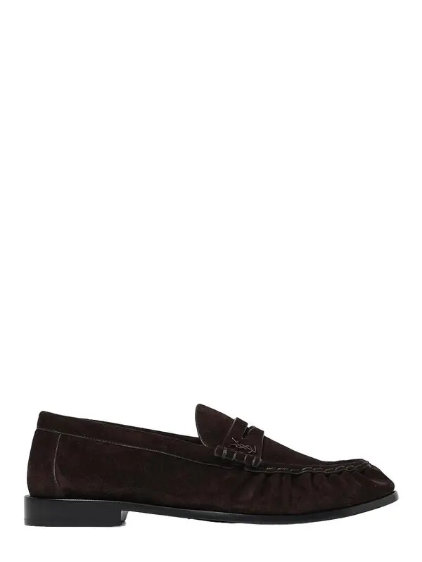 Saint Laurent Suede Loafers - Dark