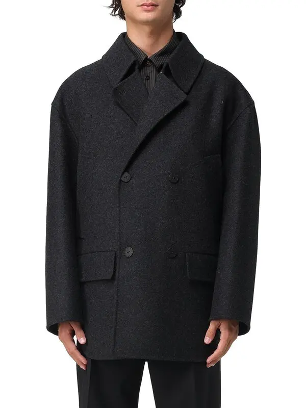 Fendi Double Breasted Coat - Grey