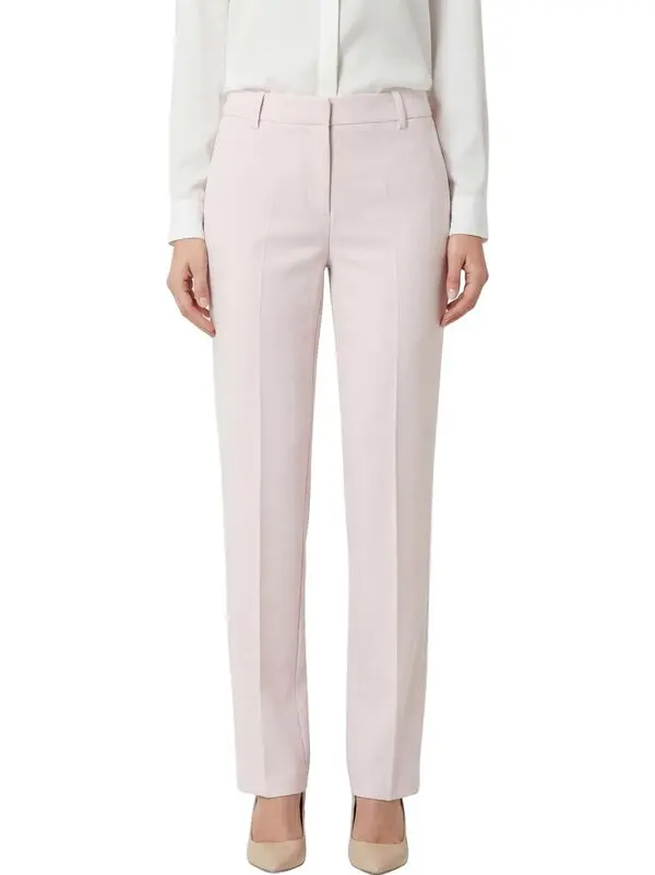 Federica Tosi Tailored Polyester Trousers - Nude