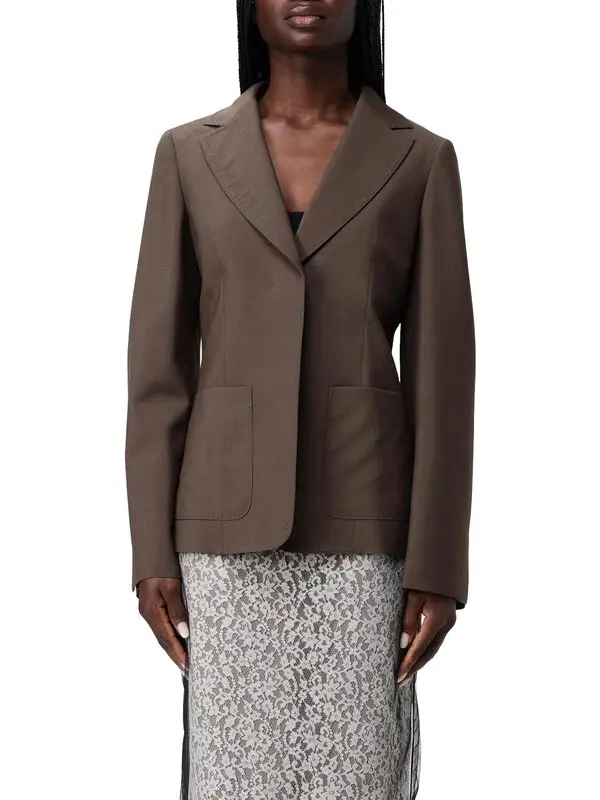 Fendi Tailored Jacket - Brown