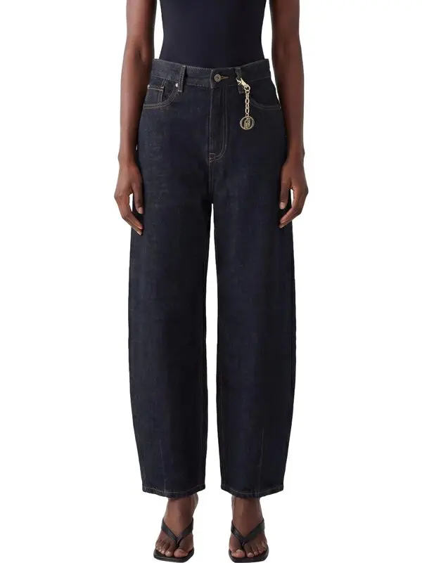 Liu Jo High-waisted Wide Leg Five-pocket Jeans - Blue