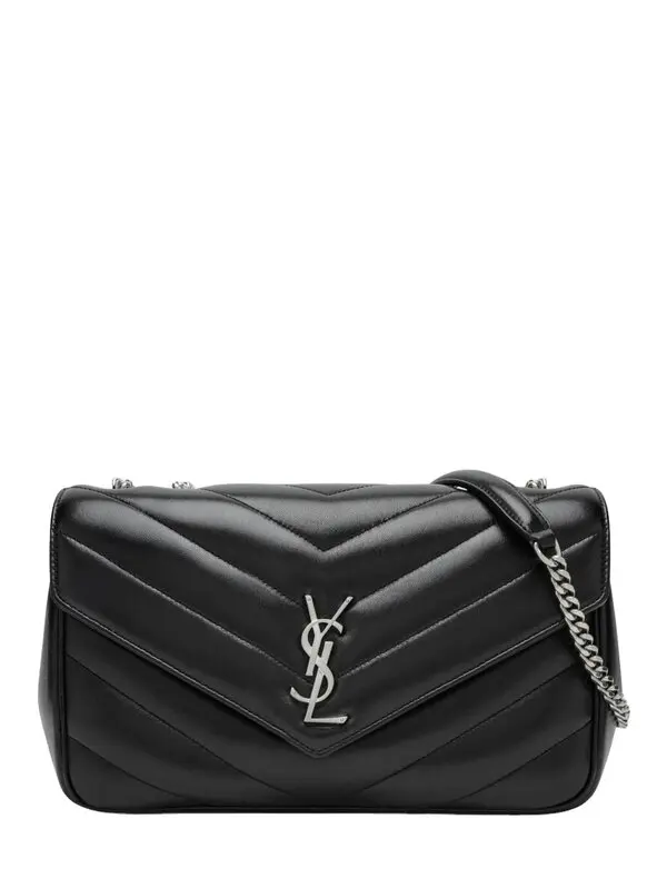Saint Laurent Loulou Medium Shoulder Bag - Black