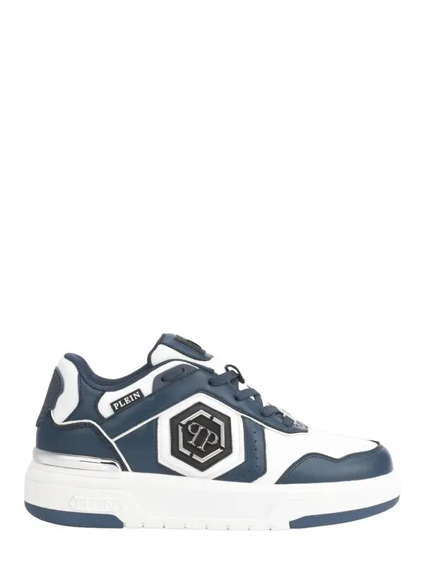 Philipp Plein Predator Lace-up Low Top Sneakers - Blue