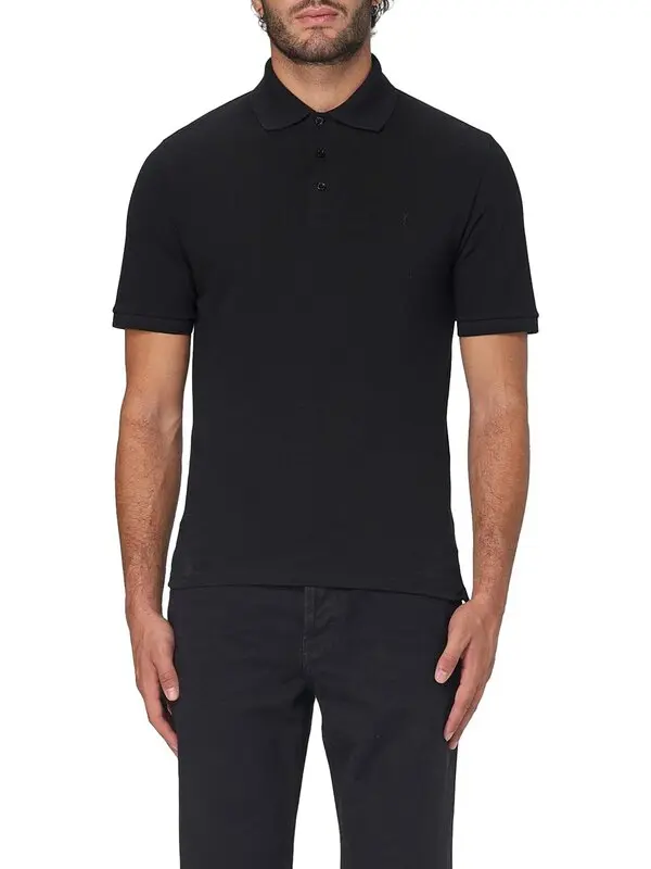 Saint Laurent Polo Shirt Colour - Black
