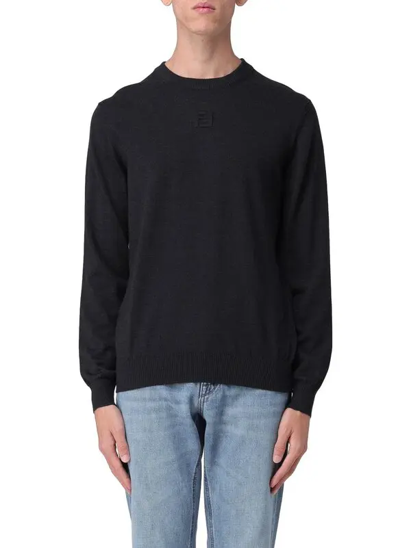 Fendi Crew Neck Jumper - Red
