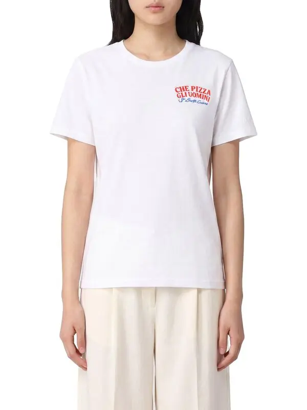 MC2 SAINT BARTH Crewneck Cotton T-shirt With Graphic Print - Multicolor