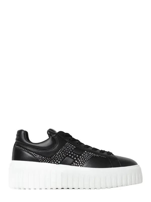 Hogan Embellished Sneakers - Black