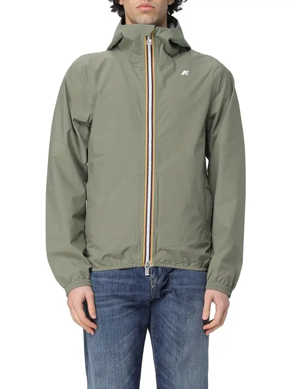 K-WAY Hooded Zip-up Jacket - Green
