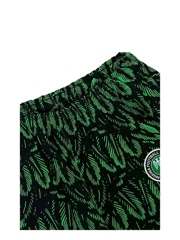 Nike Nigeria Slawn Fleece-texture Track Pants - Black