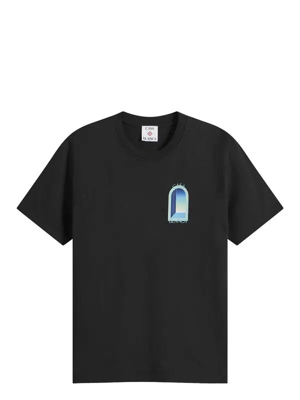 Casablanca Gradient Arch T-shirt - Black