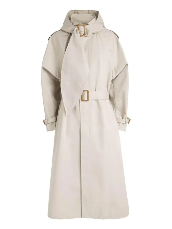Polo Ralph Lauren Hooded Scarf Trench Coat - Beige