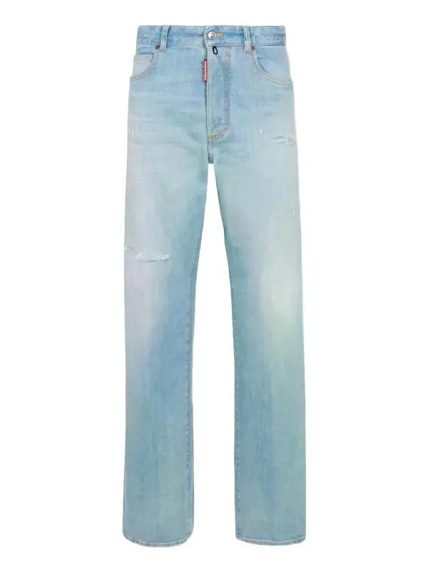 Dsquared2 Super Bleached Stretch Jeans - Blue
