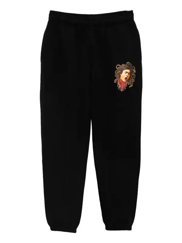 MELT Graphic-print Track Pants - Black