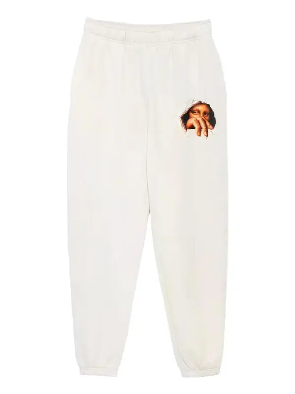 MELT Graphic-print Track Pants - Neutrals