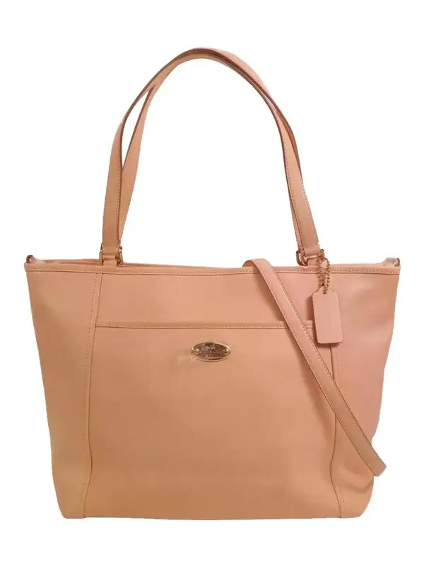 COACH VINTAGE Leather Shoulder Bag - Orange