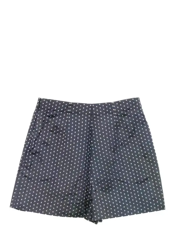 Dior Navy Polka-dot Shorts - Blue