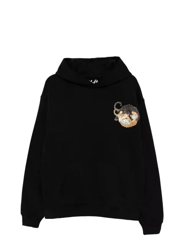 MELT Graphic Print Hoodie - Black