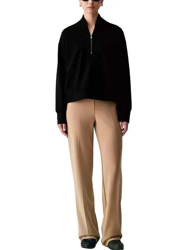 Joseph Ribkoff Pressed Crease Straight-leg Trousers - Neutrals
