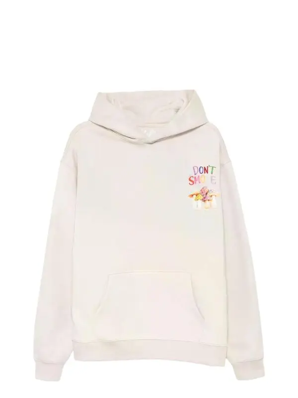MELT Graphic-print Hoodie - Neutrals