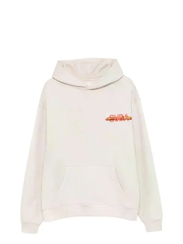 MELT Graphic-print Hoodie - Neutrals