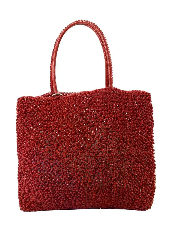 ANTEPRIMA Woven Tote Bag - Red