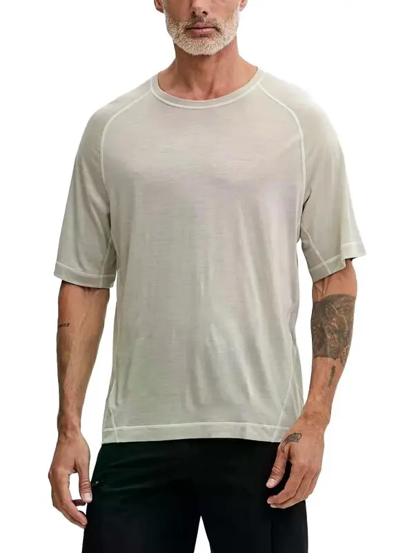 MAMMUT X Hiking Patrol Raglan-sleeve Logo-patch T-shirt - Neutrals