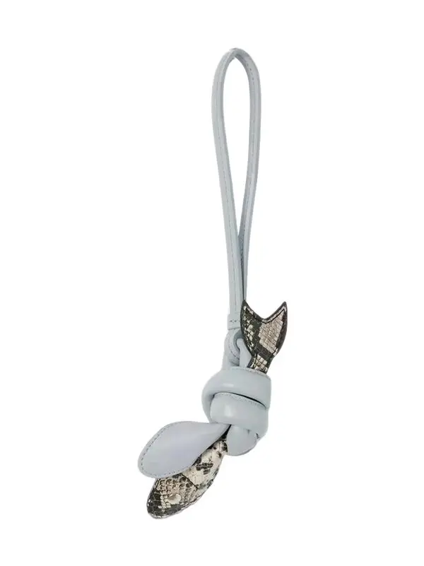 Jacquemus Fish Knotted Bag Charm - Grey