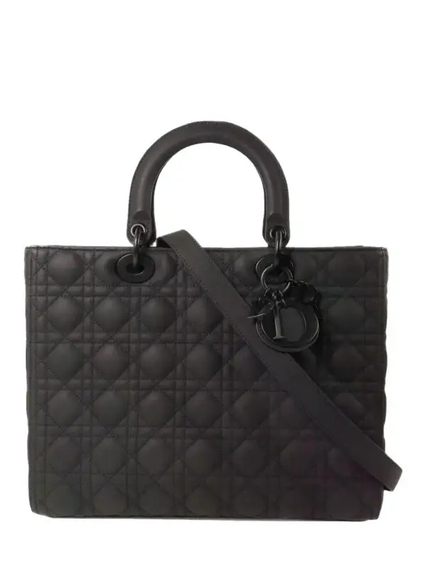 Dior Lady Tote Bag - Black