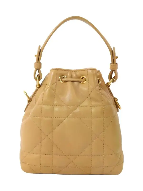 Dior Nano Caro Bucket Bag - Neutrals