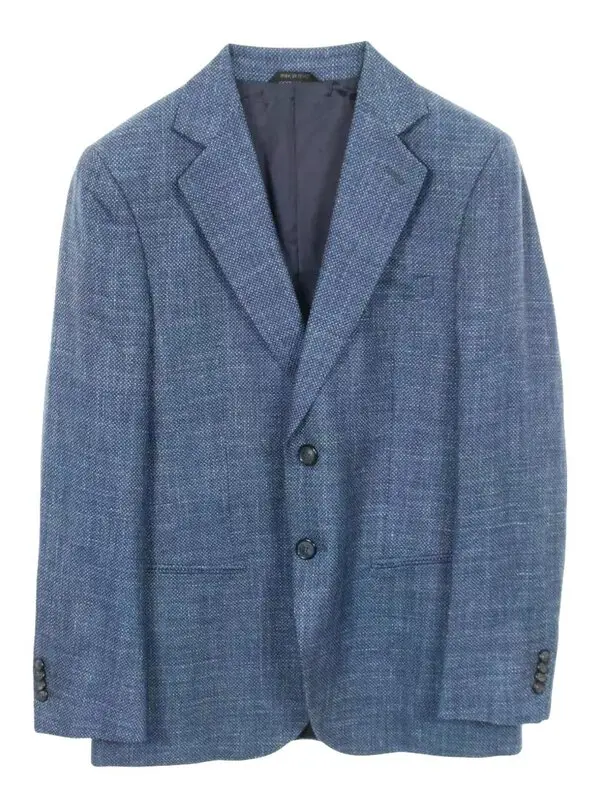 Giorgio Armani 2000s George Tailored Jacket - Blue
