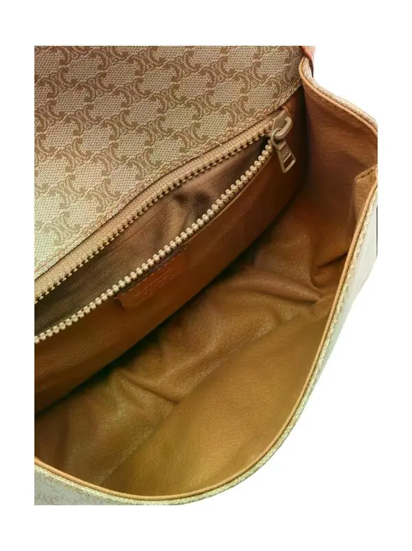 Celine 2000s Macadam Shoulder Bag - Neutrals