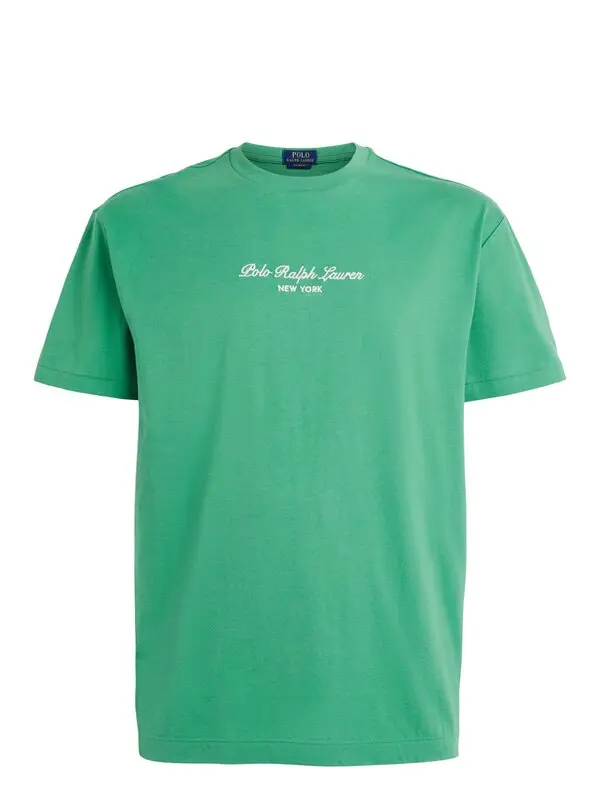 Polo Ralph Lauren Cotton Embroidered Logo T-shirt - Green